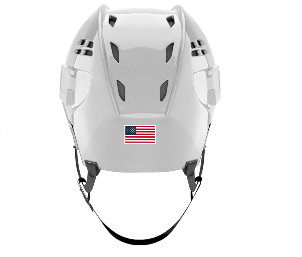 American Flag Helmet Decals - Hockey – Sports Live Decals