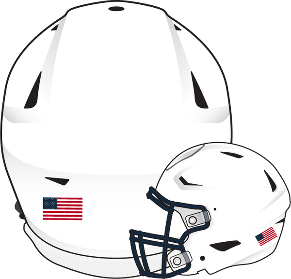 American Flag Helmet Decals – Sports Live Decals